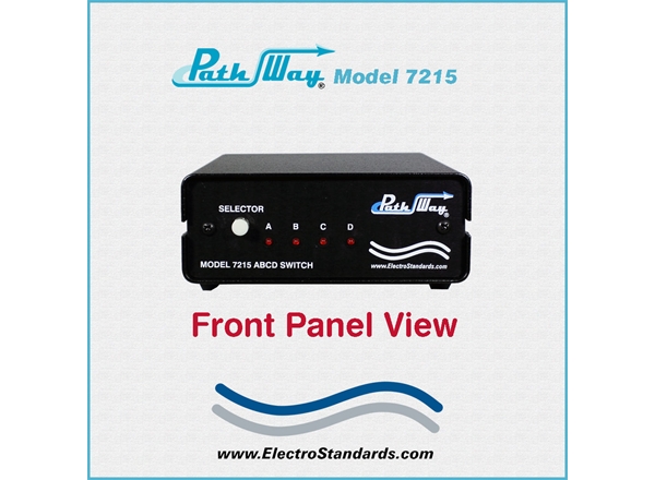 Model 7215 Remotely Controllable 4-1 BNC Network Switch Box