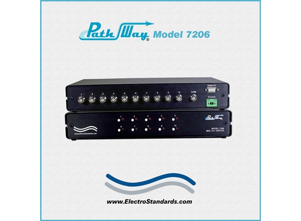 7206 BNC Interface 10-1 Switch, Remotely Controllable Desktop