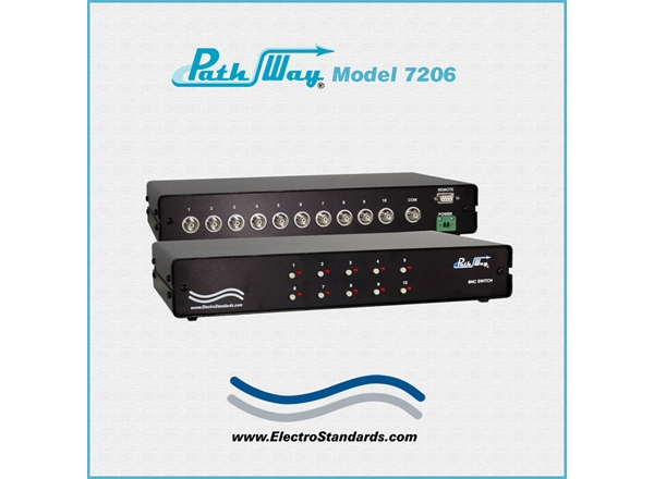 7206 BNC Interface 10-1 Switch, Remotely Controllable Desktop