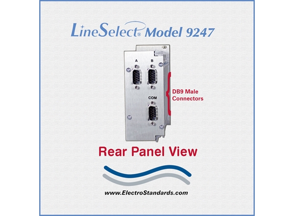 Model 9247 DB9 A/B Network Switch Module (MMM) Rackmount