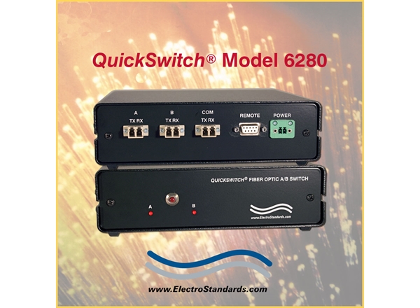 6280 All-Optic Fiber A/B Network Switch, LC Duplex, Remote