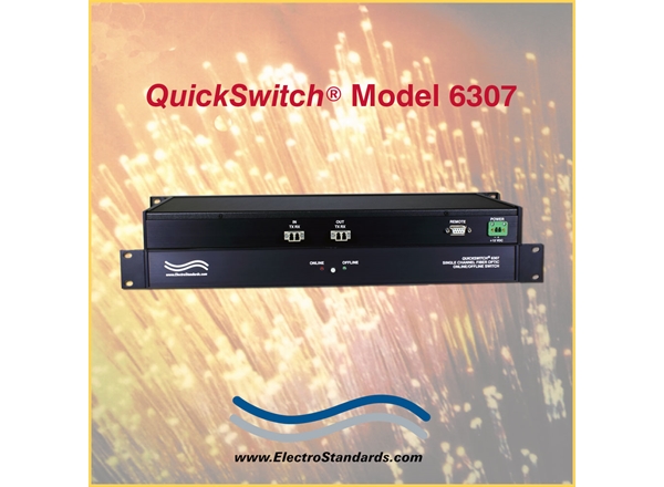 Model 6307 Single Channel LC Duplex Online/Offline Switch, Single Mode ...