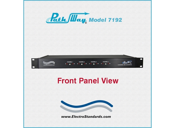 Model 7192 4-Channel BNC A/B Switch Box with RS232 Remote