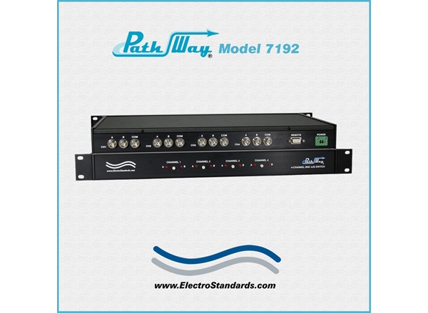 Model 7192 4-Channel BNC A/B Switch Box with RS232 Remote