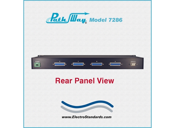 7286 DB25 Crossover Switch with Contact Control Remote Port