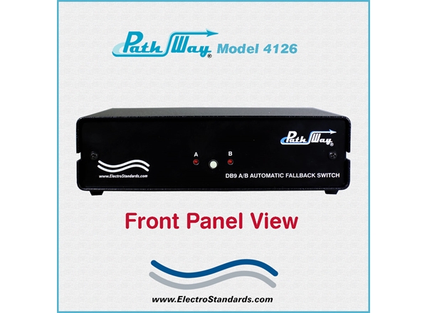 Model 4126 DB9 Automatic Fallback A/B Network Switch, RS232Remote
