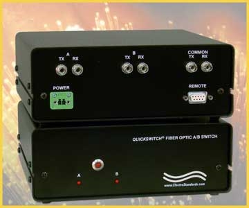 New Fiber Optic ST Duplex A/B Switch Features Dual Wavelength, Remote ...