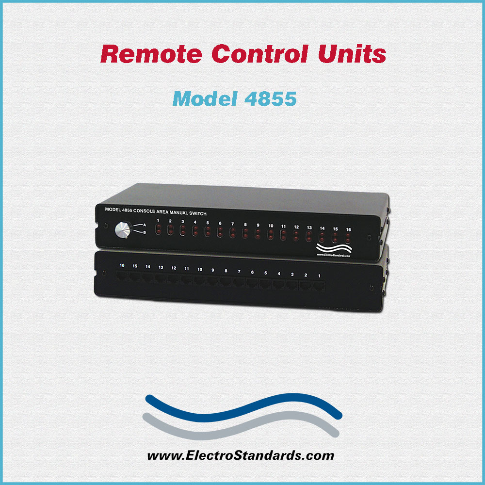 4855 16-Channel Area Remote for Model 4875 KVM Switches