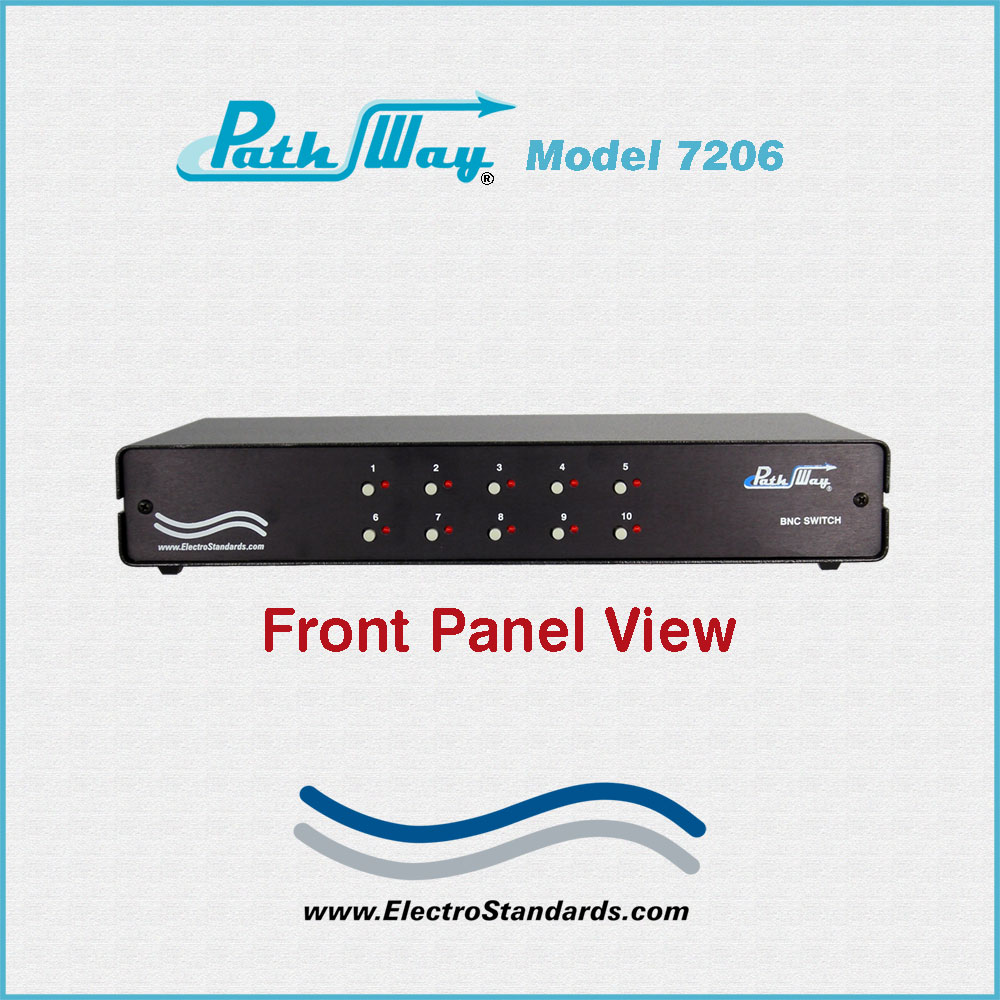 7206 BNC Interface 10-1 Switch, Remotely Controllable Desktop