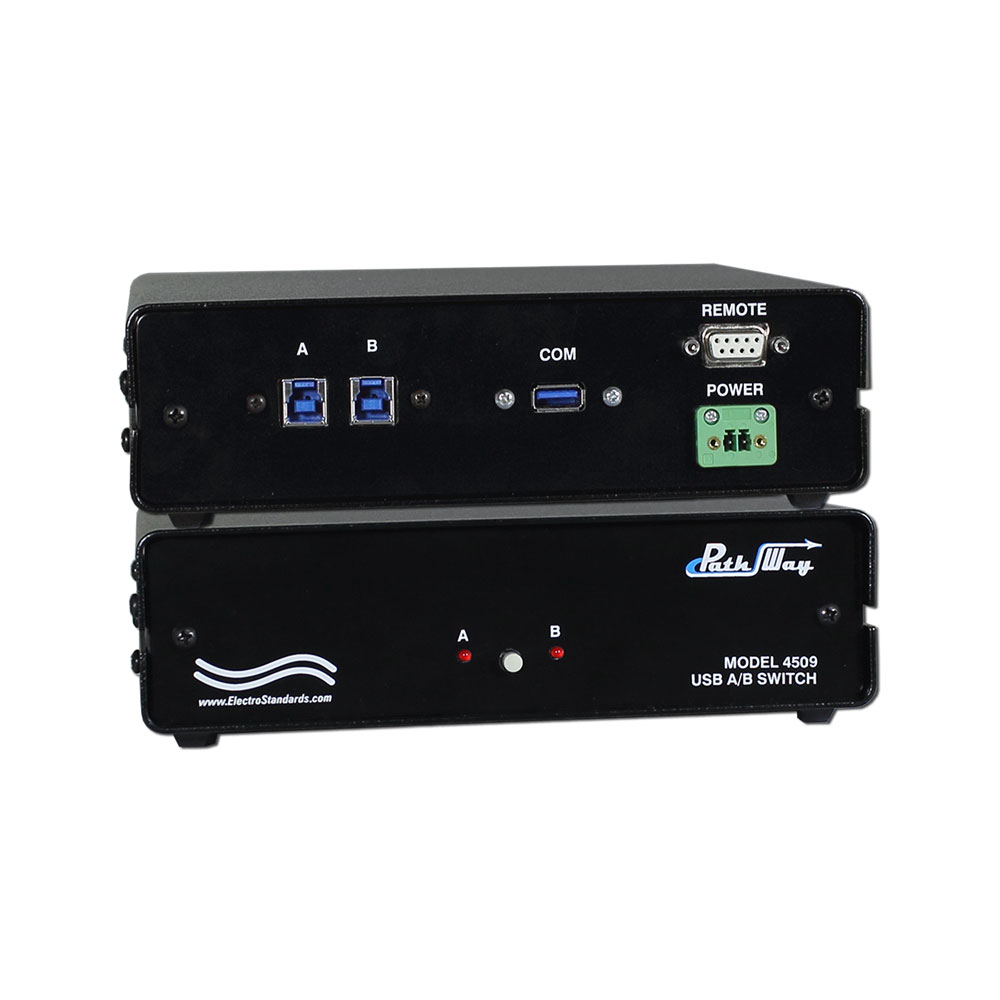 4509 USB 3.0 A/B Switch with RS232 Serial Remote Control