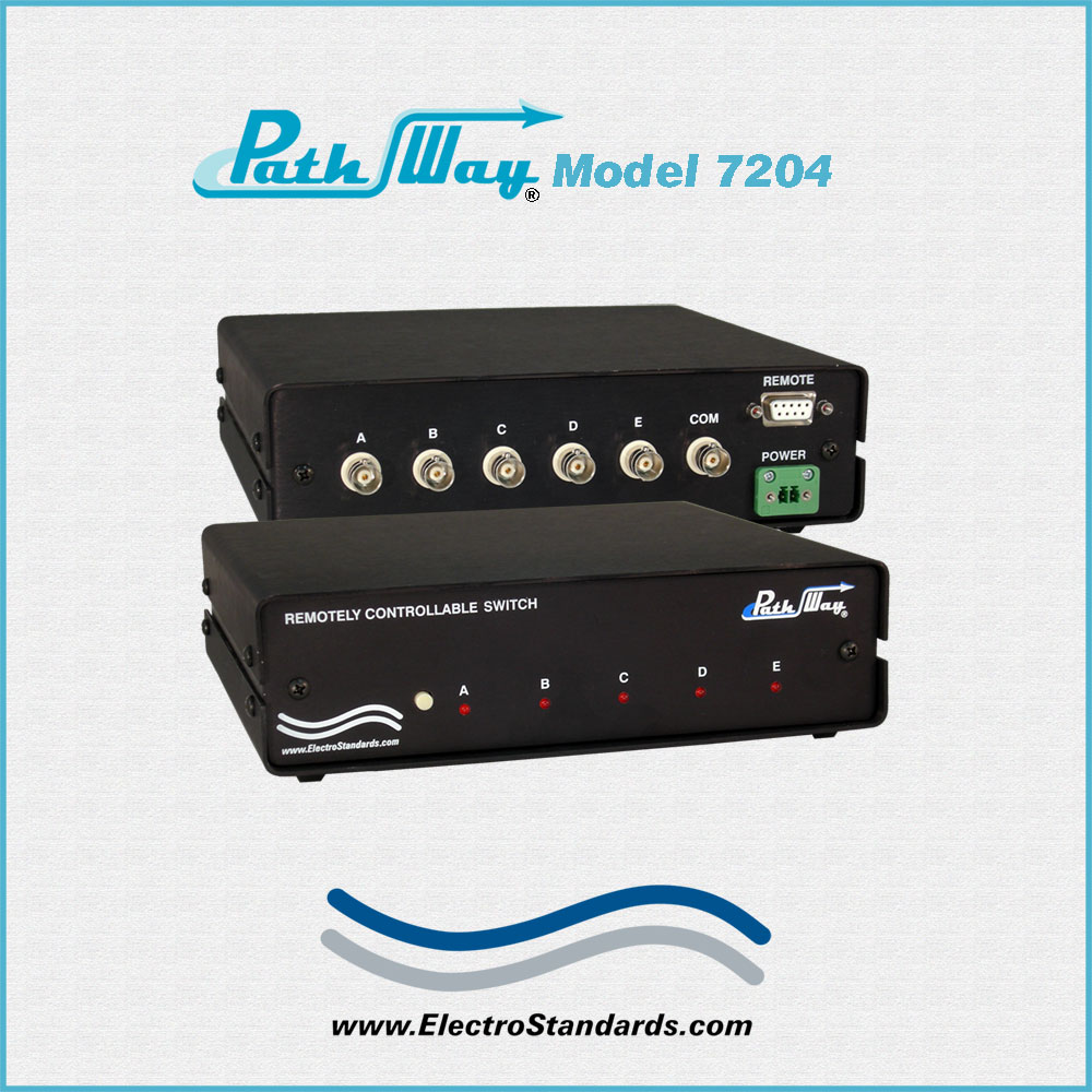 7204 Remotely Controllable BNC Coaxial 5-1 Network Switch Box