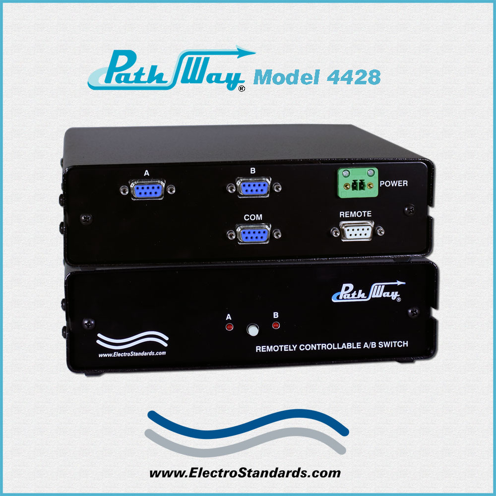 Model 4428 DB9 A/B Switch with Serial Remote Control