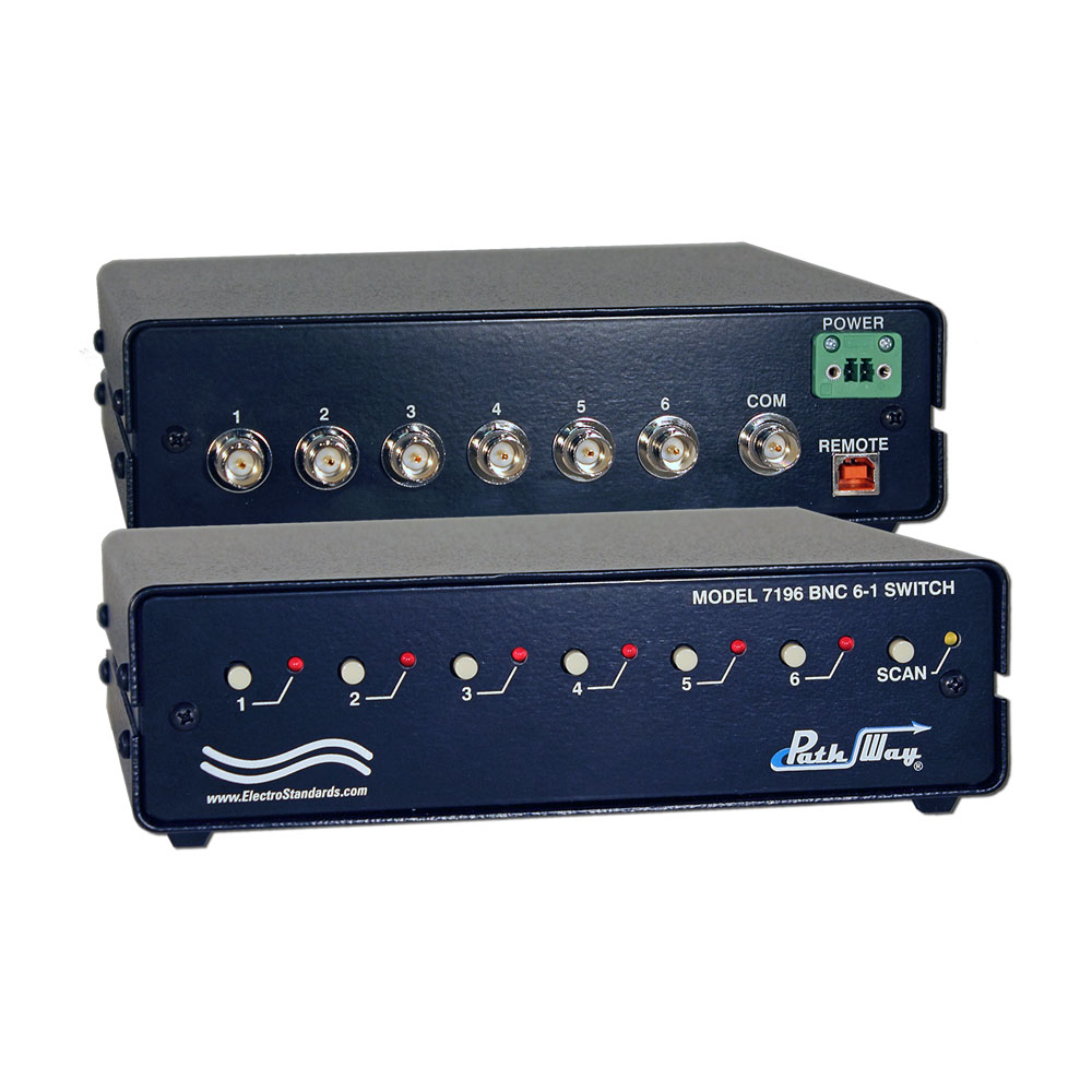 Model 7196 BNC/Video/DVR 75 Ohm 6-1 AutoScan Physical Layer Switch