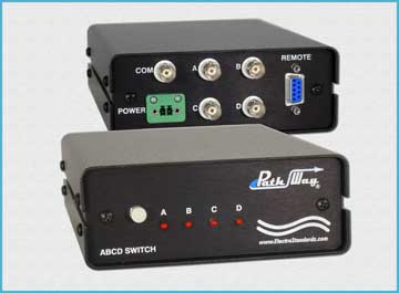 PathWay 7197 BNC A/B/C/D Switch Box, RS422 Remote, Desktop
