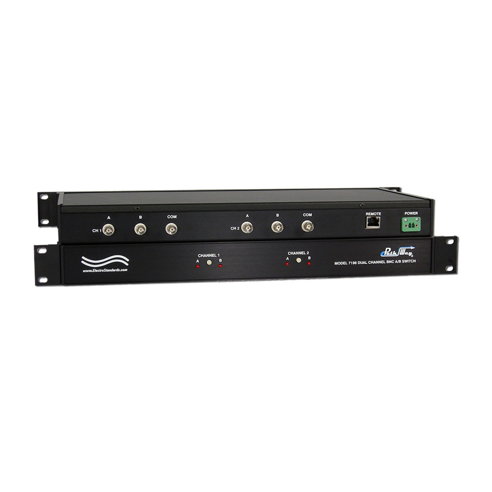 Model 7198 Dual Channel BNC A/B Switch Box with Telnet
