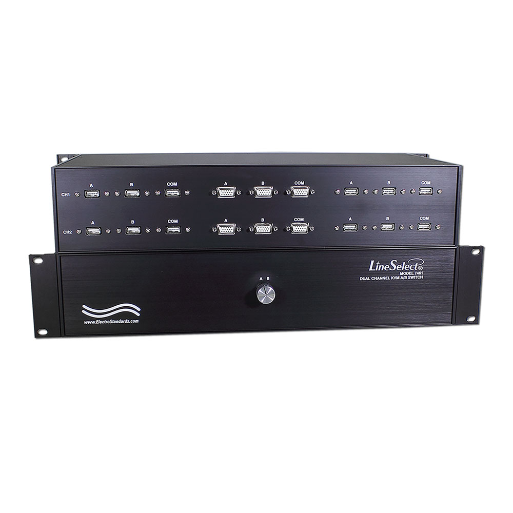 307461 - Model 7461 KVM USB A/B Switch, Dual Channel