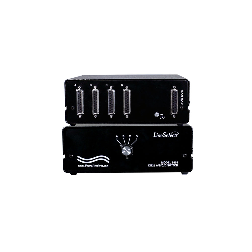 Model 8454 DB25 THX Audio Interface A/B/C/D Manual Data Switch