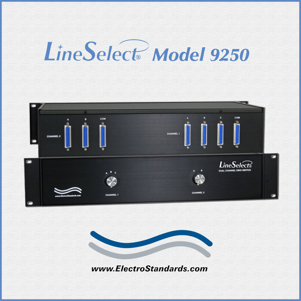 9250 2-Channel RS530 DB25 ABC and DB25 AB Switch