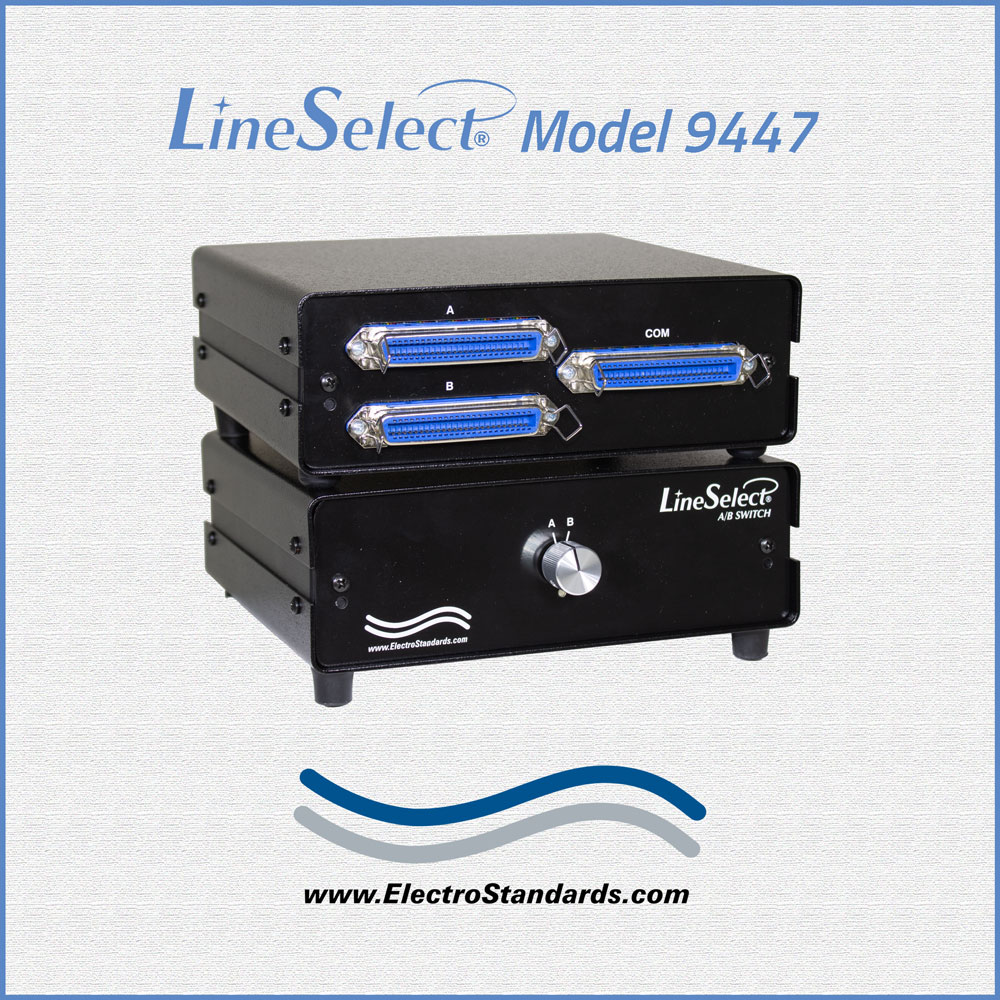 Model 9171 RJ21/50-Pin A/B Switch, Desktop, Manual Operation