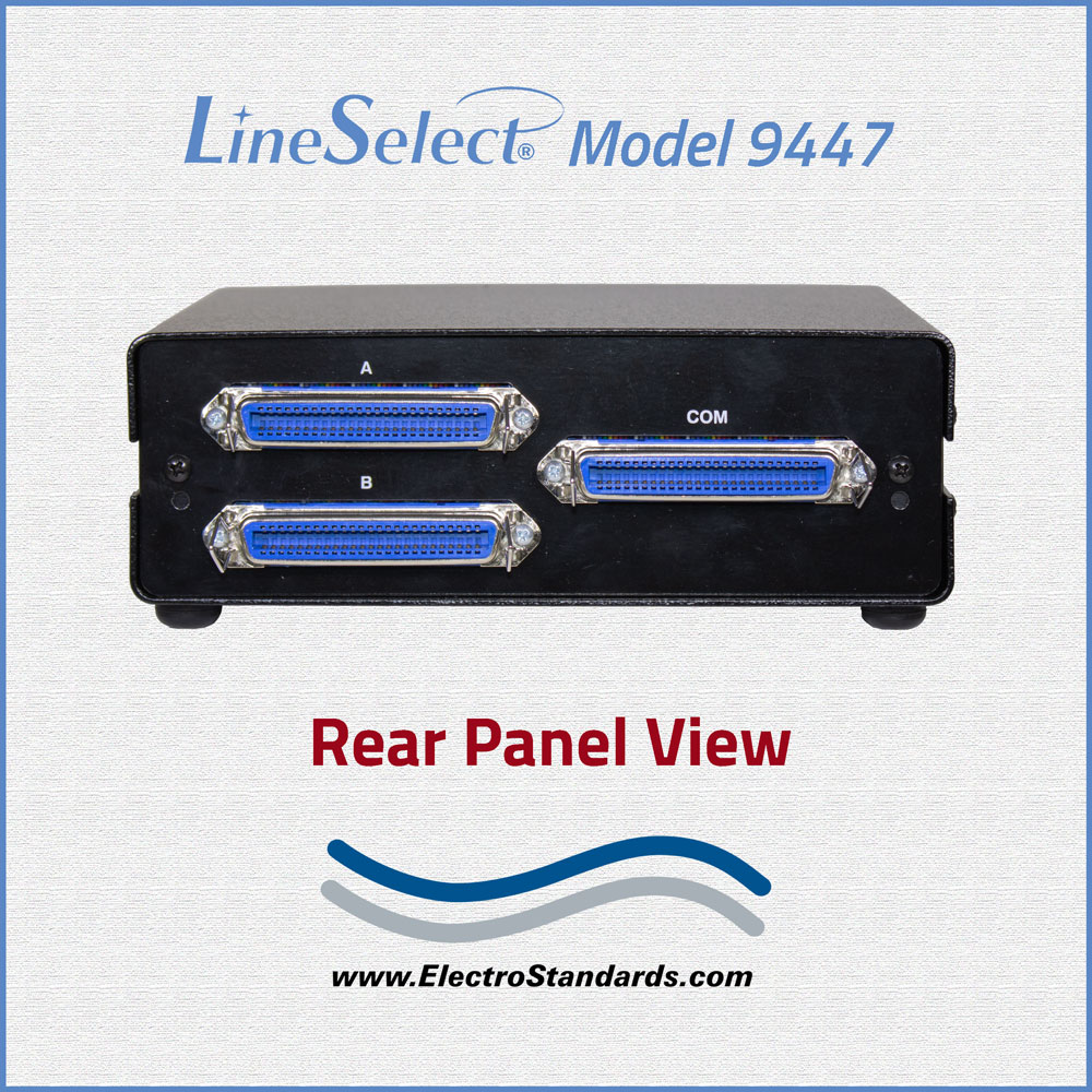 Model 9171 RJ21/50-Pin A/B Switch, Desktop, Manual Operation