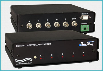 7204 Remotely Controllable BNC Coaxial 5-1 Network Switch Box - Electro ...