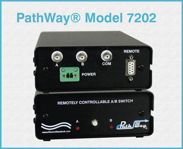 7202 BNC A/B Network Switch Box, RS232 Serial Remote Port - Electro ...